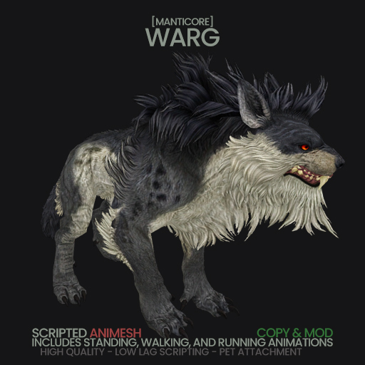 Second Life Marketplace - [Manticore] Warg - Animesh